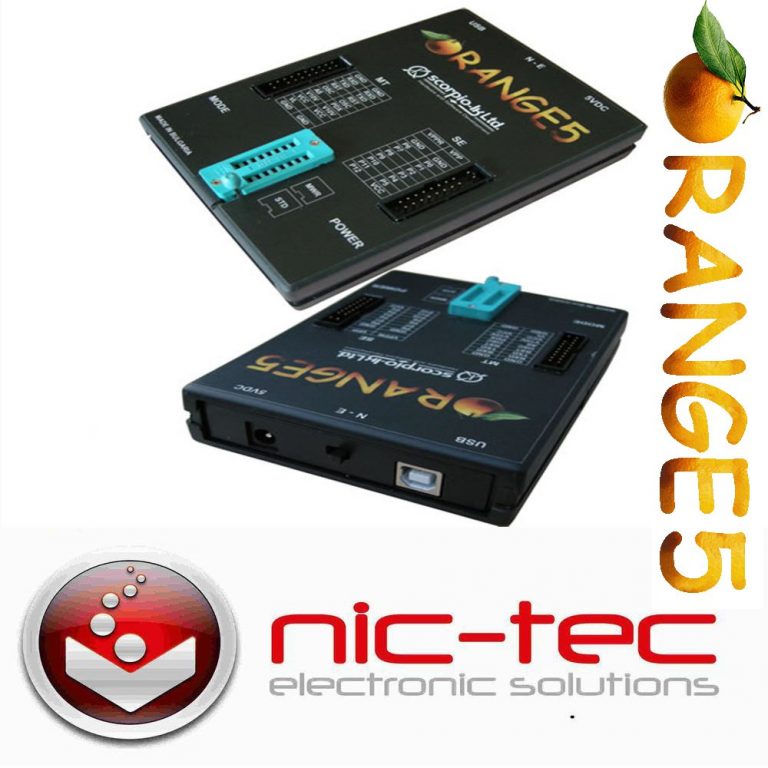 Orange 5 chip programmer komplet original incl opdateringer.