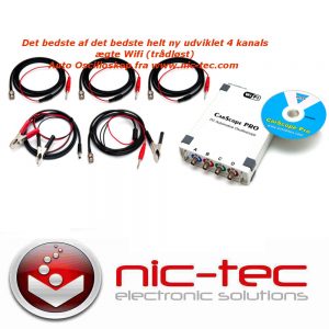 CarScope Plus digitalt 4 kanals Storage Oscilloskop for PC