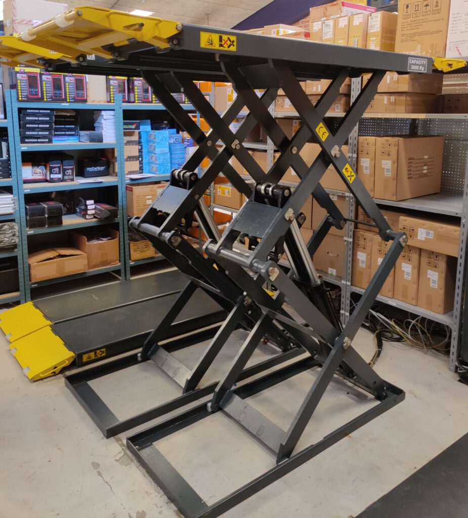 Lifte med sakse løft