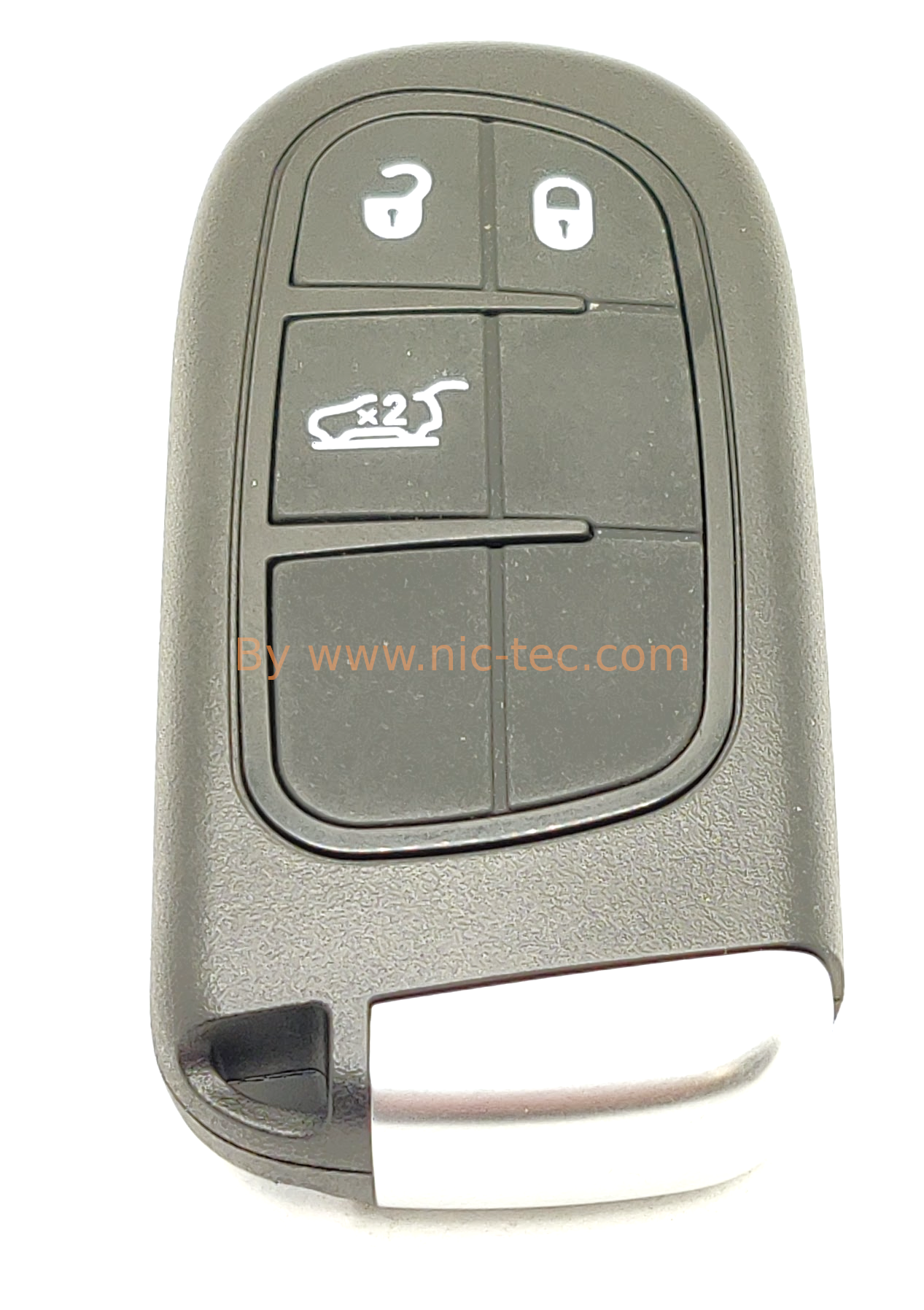 Key with keyless function and remote control for Chrysler, Jeep, Dodge.